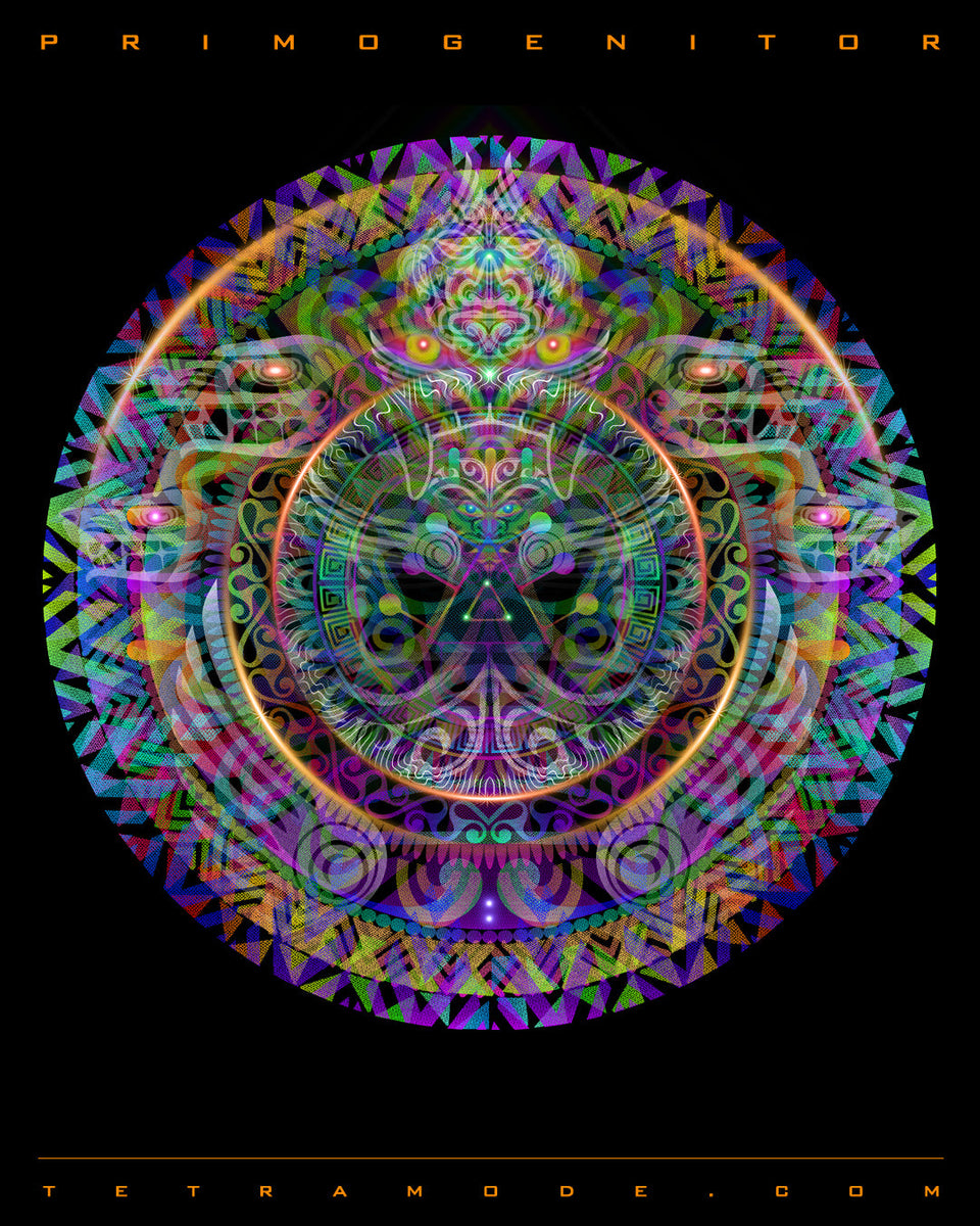 Primogenitor Psychedelic Art Collection by Samuel Farrand | Tetramode