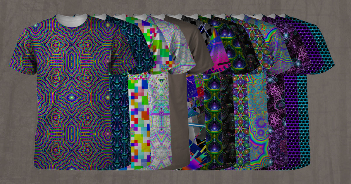 25 new Psychedelic Shirt Designs!