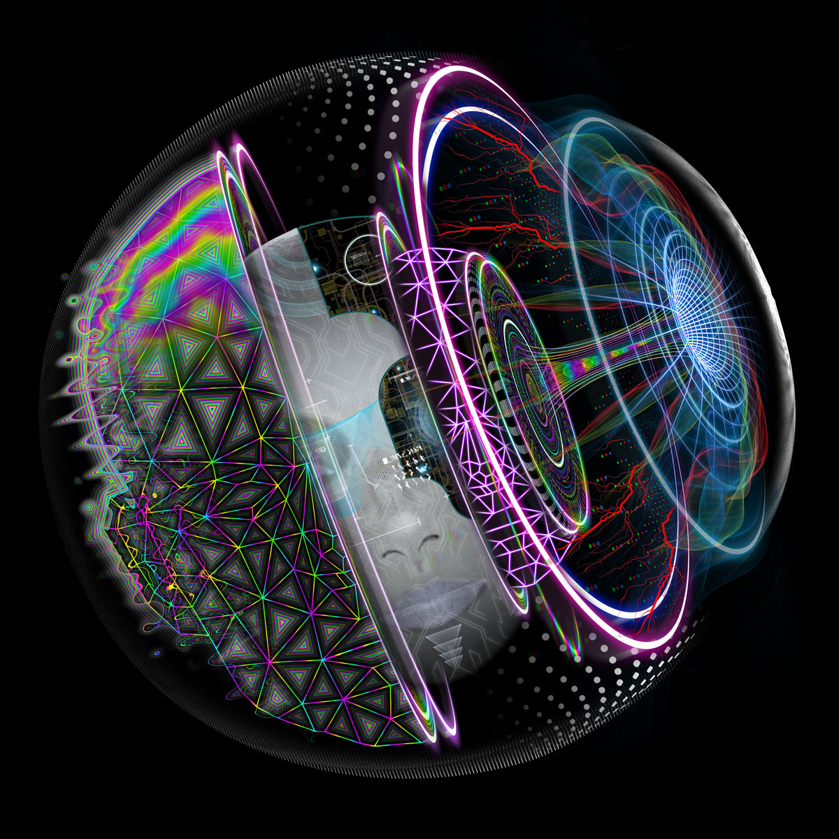 Optech Analysis Psychedelic Art Collection by Samuel Farrand | Tetramode