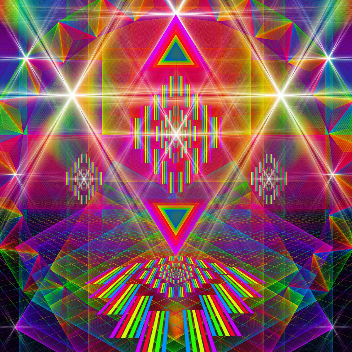 Prismystic Psychedelic Art Collection by Samuel Farrand | Tetramode