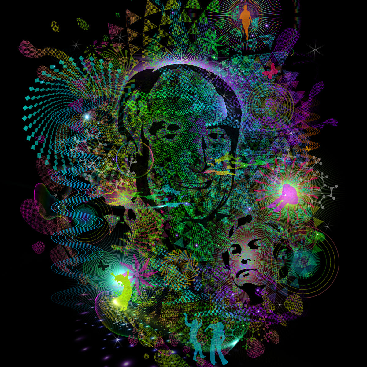 High Priests Psychedelic Art Collection by Samuel Farrand | Tetramode