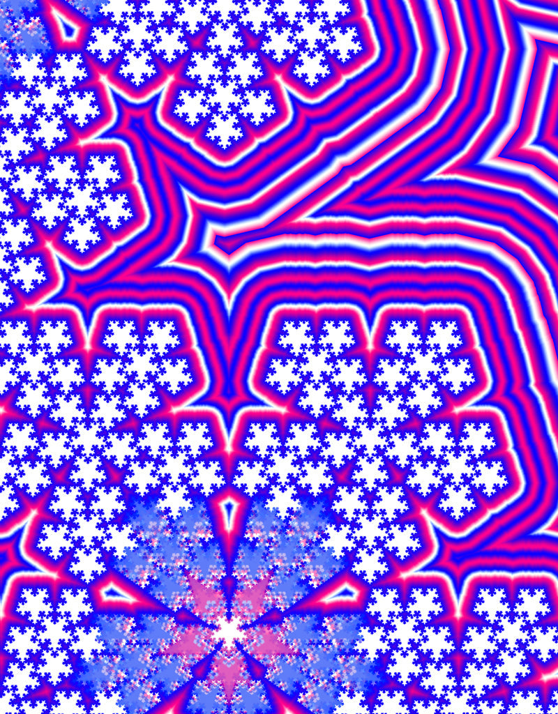 Fractal Nation Psychedelic Art Collection by Samuel Farrand | Tetramode