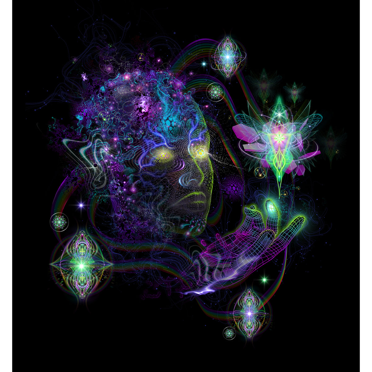 Visionary Art Print | ASTRAL DANCE by Samuel Farrand