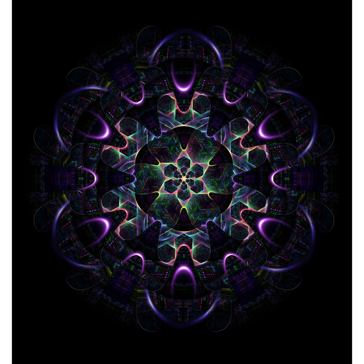 Visionary Art Print | COSMIC SYNCHRONICITY by Samuel Farrand