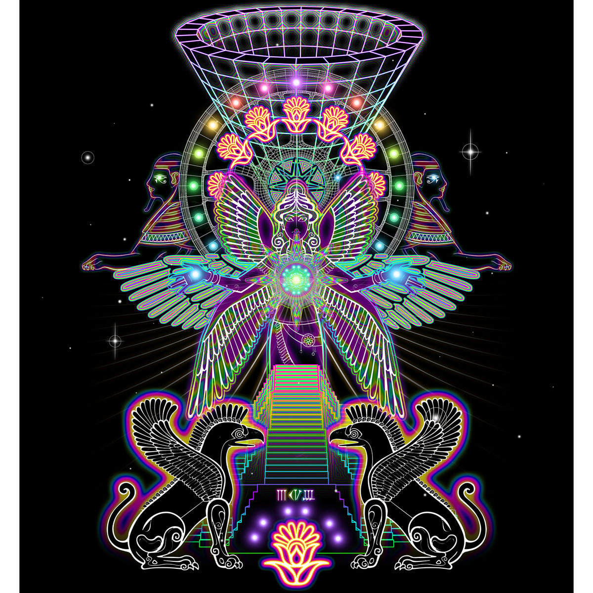 Visionary Art Print | ISHTAR by Samuel Farrand