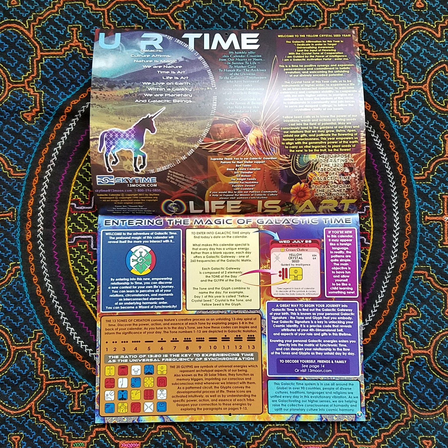 13moon 2017-2018 ♢ Galactic Calendar